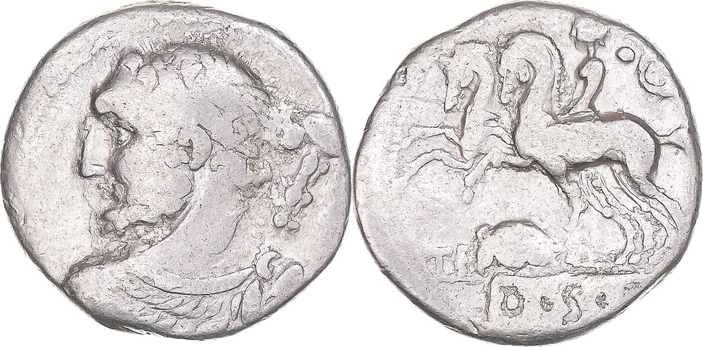 Denarius 112-111 BC Rome Coin, Quinctia, Rome, Silver, Crawford:297/1a ...