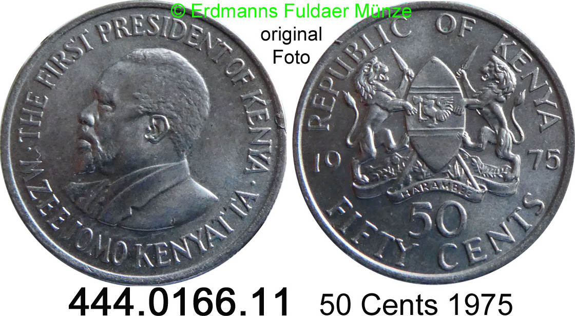 Kenya Kenia 50 Cents 1975 *13 KM13. 444.0166.11 unc | MA-Shops