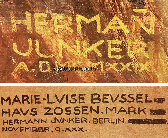Zossen / Brandenburg 1930 Prof. Hermann Simon Junker / Marie-Luise ...