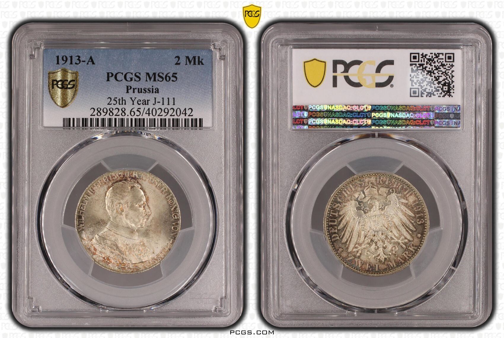 Germany Deutschland Preußen Prussia 2 Mark 1913-A 25 ...