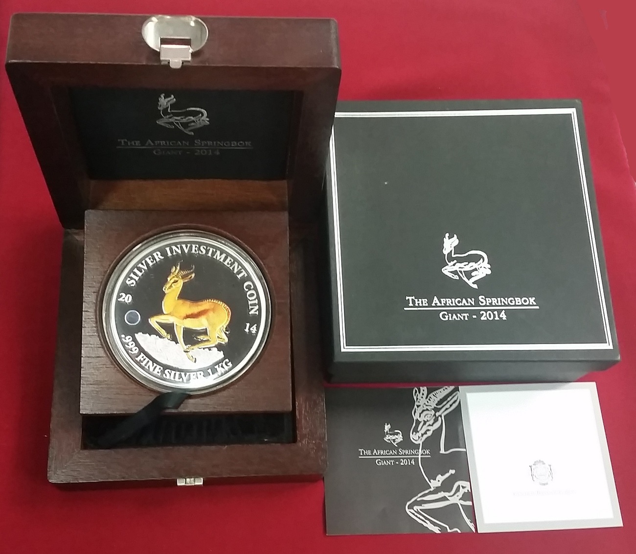 Gabun 10.000 Francs CFA The African Springbok - Giant - 2014 - 1 kg ...