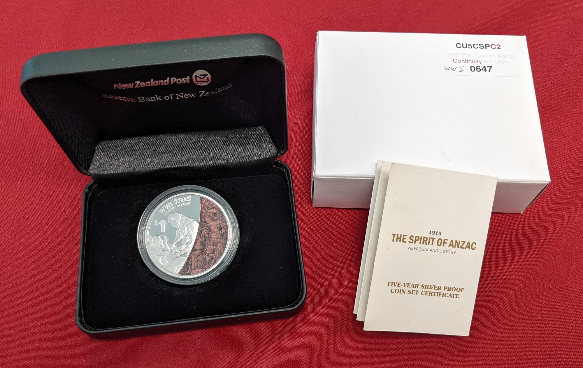 Neuseeland 1 Dollar Silberm nze 1 Oz Silver Proof Coin 2015 WW 1915 neuseeland-1-dollar-silberm-nze-1-oz-silver-proof-coin-2015-ww-1915