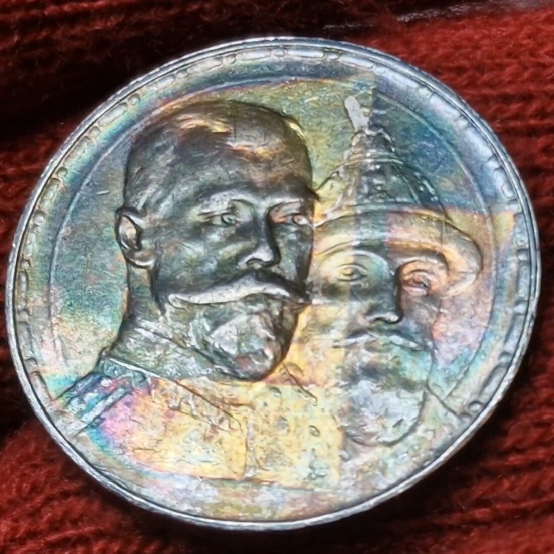 Russland Russia 1 Rubel Rouble 1913 300 Jahre Romanow Romanov Dynastie ...