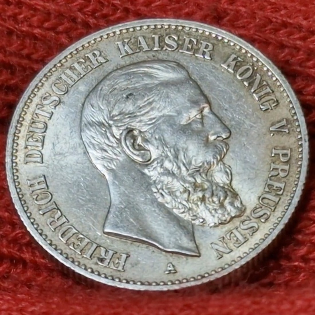 Preußen Germany 2 Mark 1888 A Friedrich III. Drei-Kaiser-Jahr The Year ...