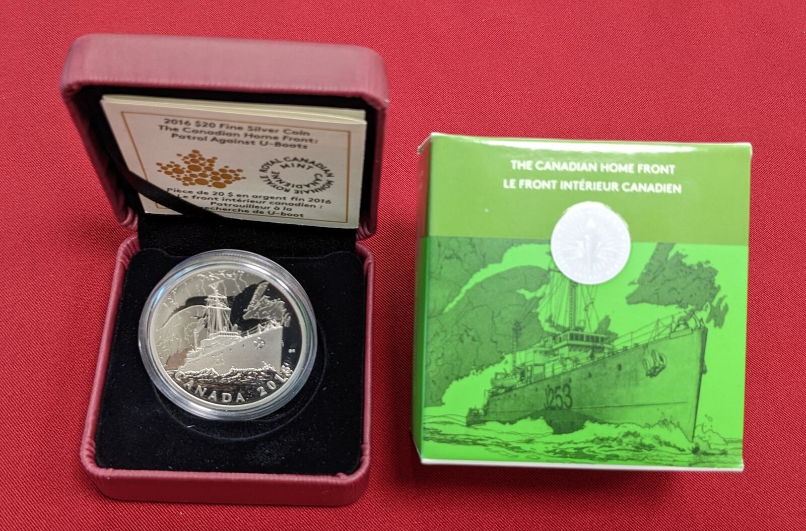 Kanada 20 Dollar Silbermünze 2016 2. Weltkrieg - The Canadian Home ...