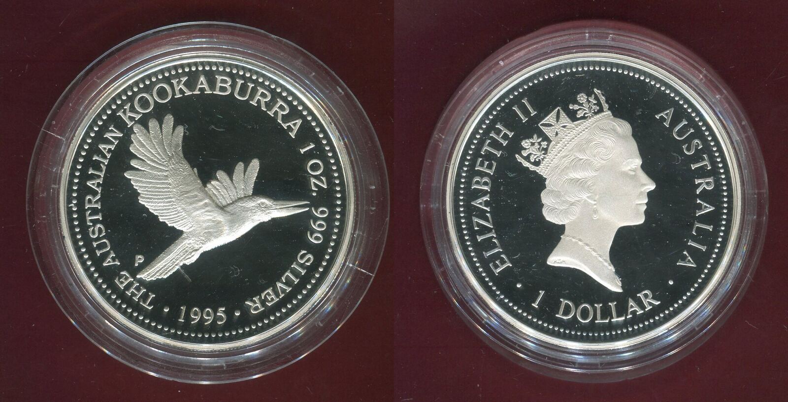 Australien 1 Dollar, Silbermünze 1995 Kookaburra PP Proof | MA-Shops