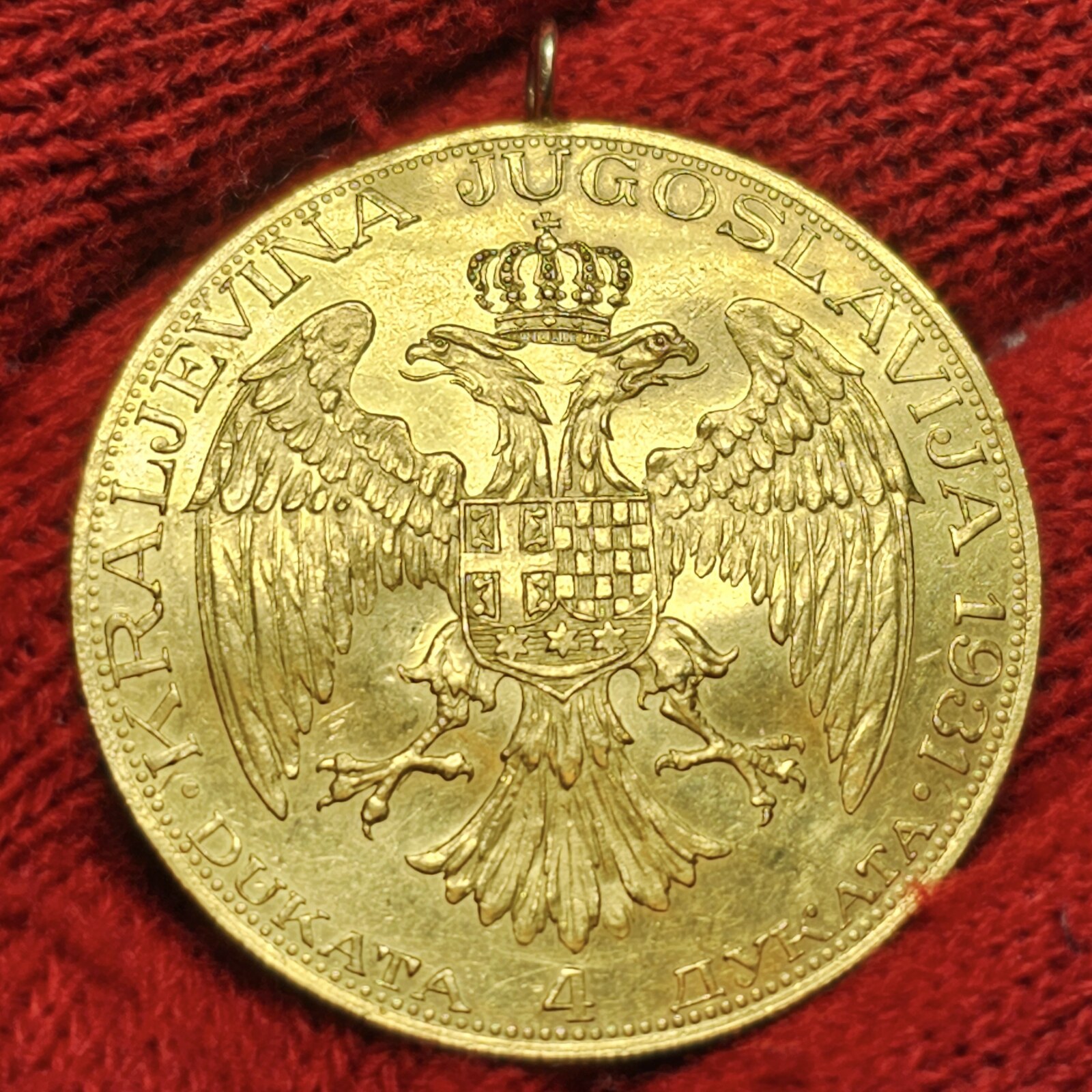 Jugoslawien Yugoslavia 4 Dukaten Ducat 1931 Belgrad Aleksander I ...