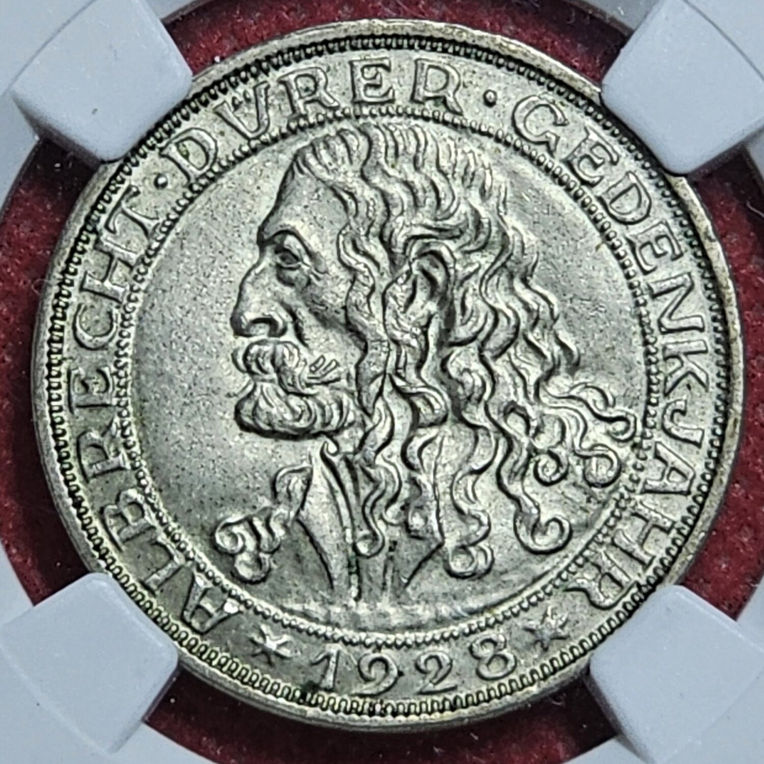 Weimarer Republik Germany 3 Mark 1928 D 400. Todestag von Albrecht ...