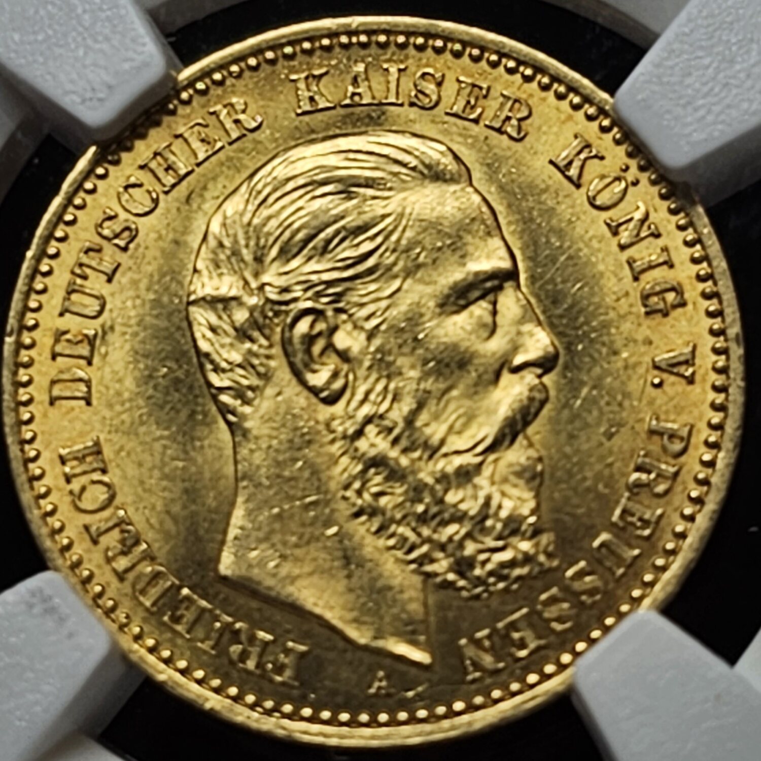 Deutschland Germany Kaiserreich Preußen 10 Mark Gold 1888 A Kaiser ...