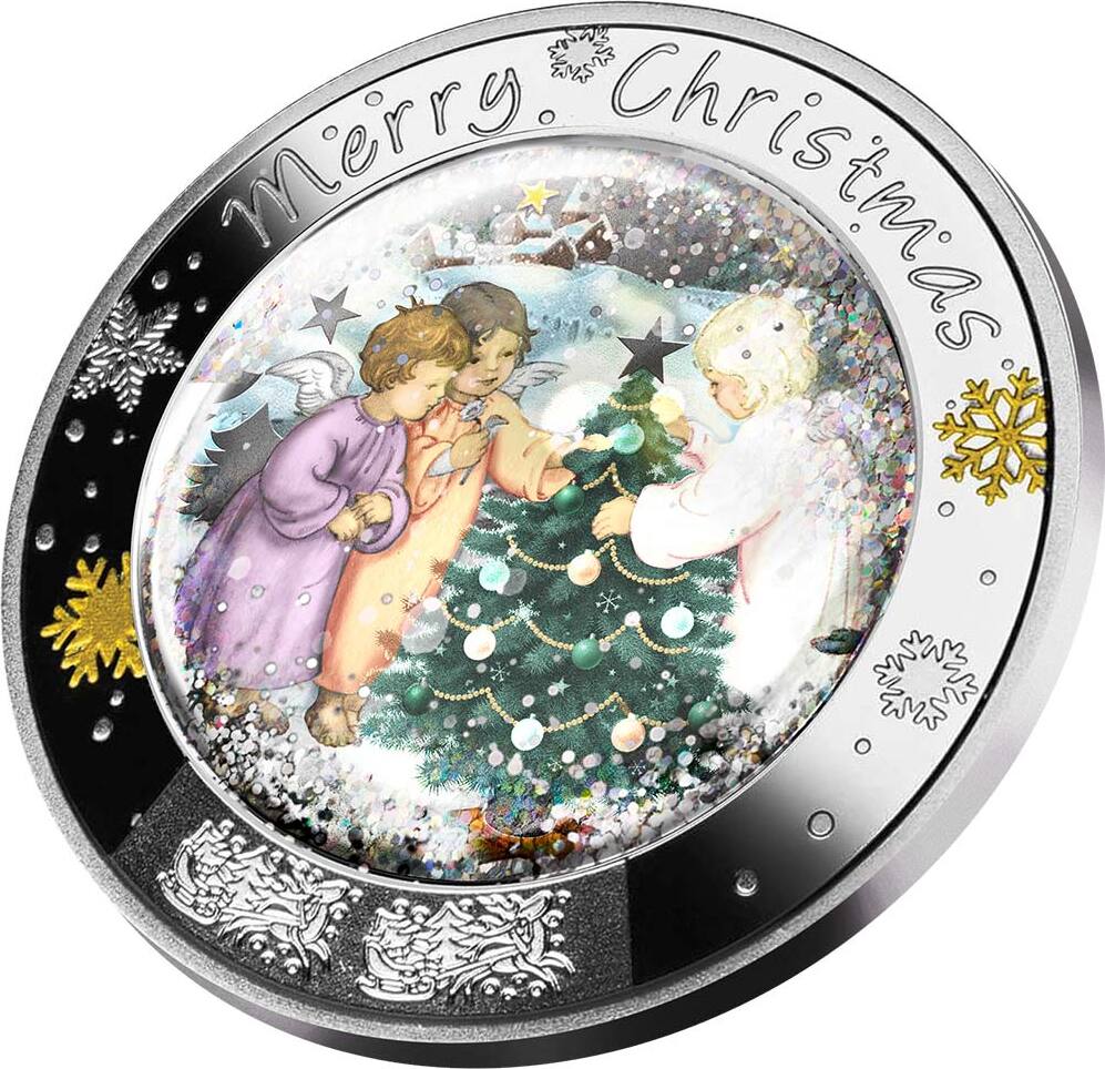1 Dollar MERRY CHRISTMAS Silver Coin 1$ Niue 2022 Proof | MA-Shops