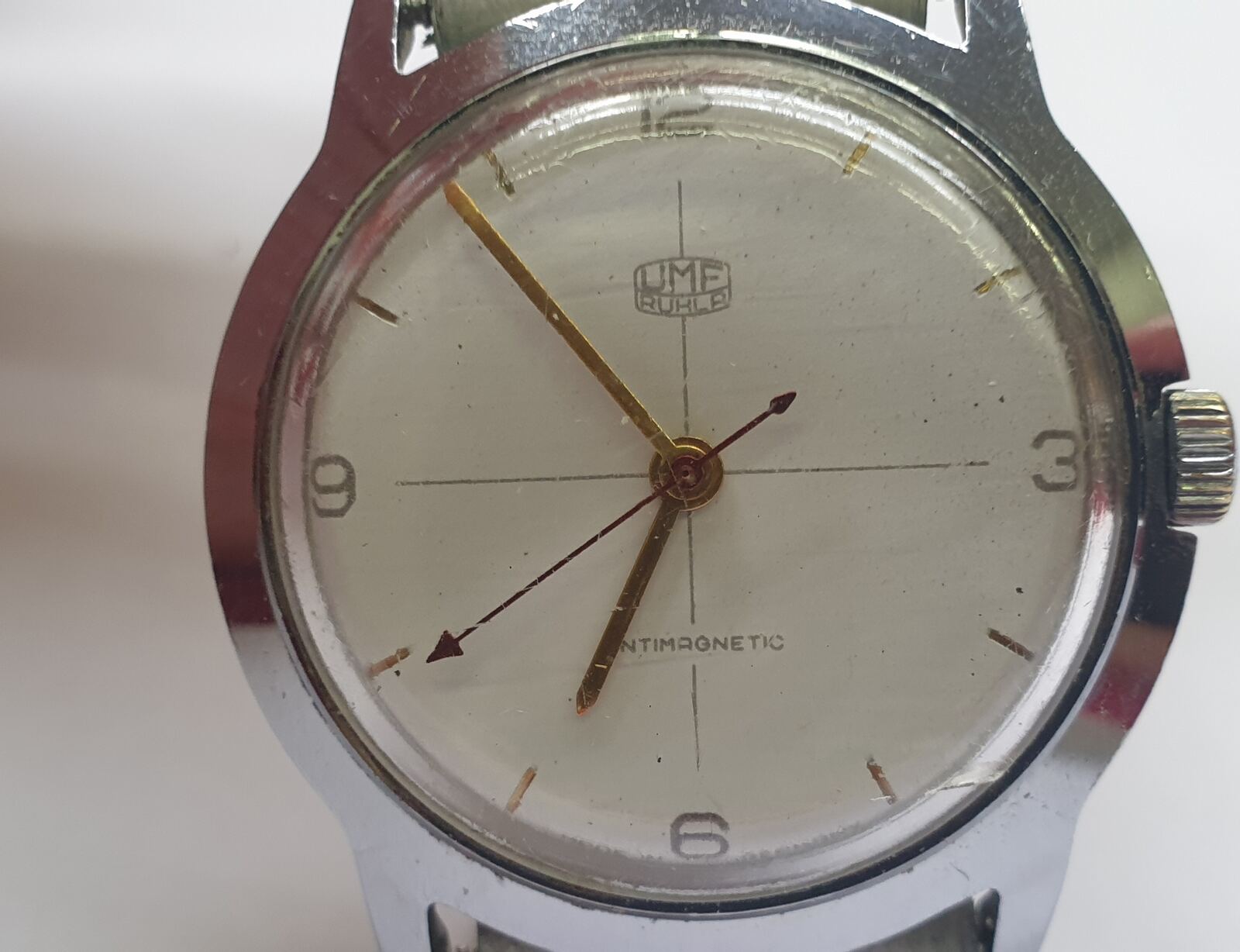 Deutschland DDR Mechanische Herrenarmbanduhr vintage aus den 1970-1980 ...